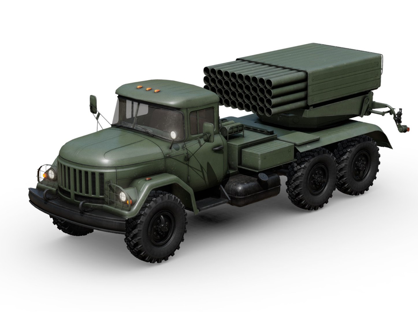 3D BM-21 Grad - TurboSquid 2199867