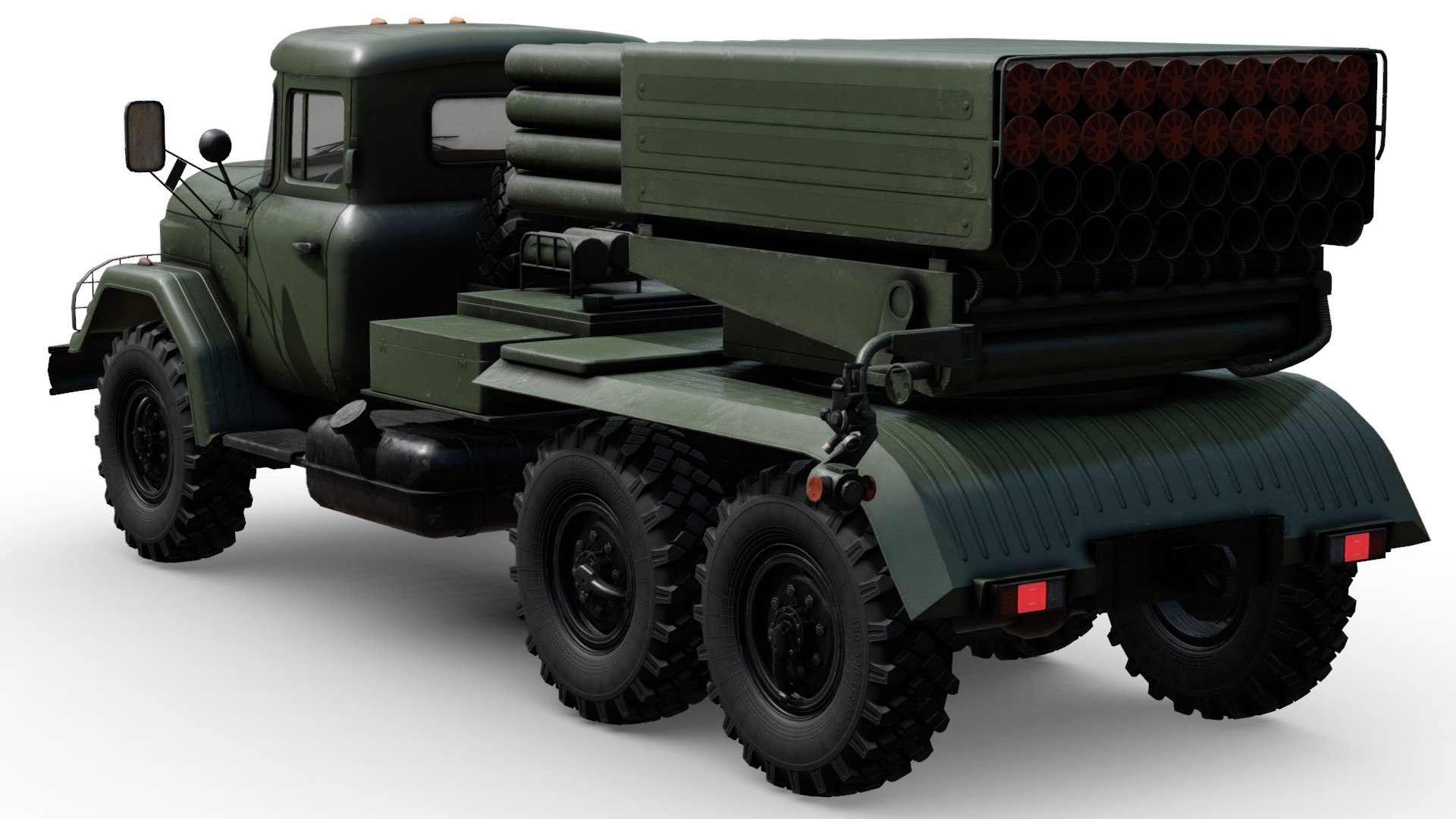 3D BM-21 Grad - TurboSquid 2199867