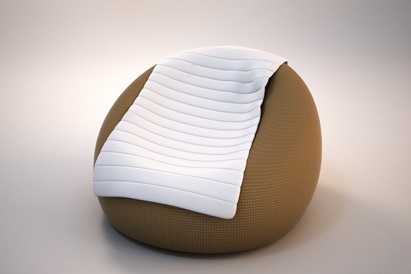 庭の籐の椅子13Dモデル - TurboSquid 656905