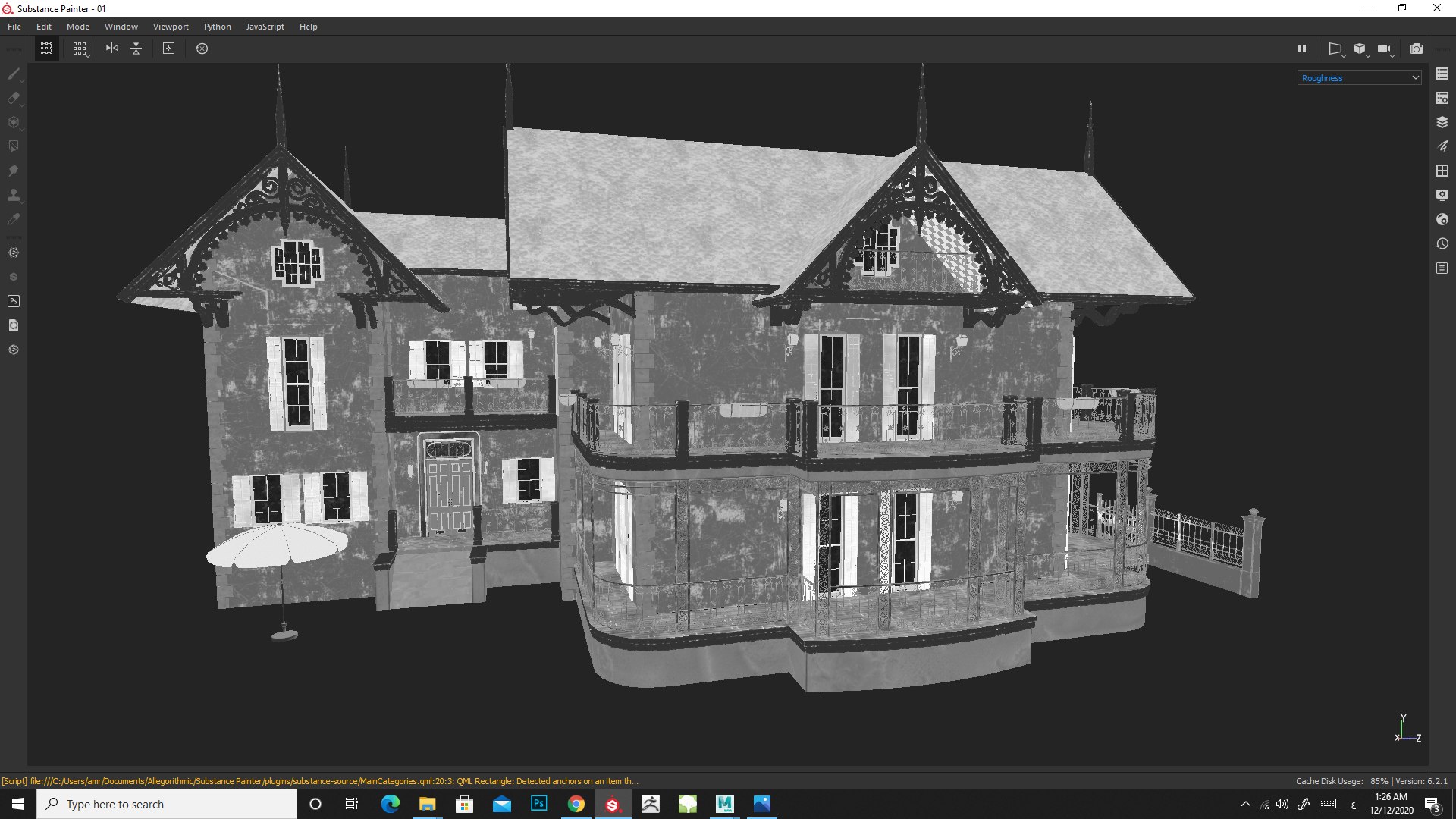 Palace old 3D model - TurboSquid 1663631