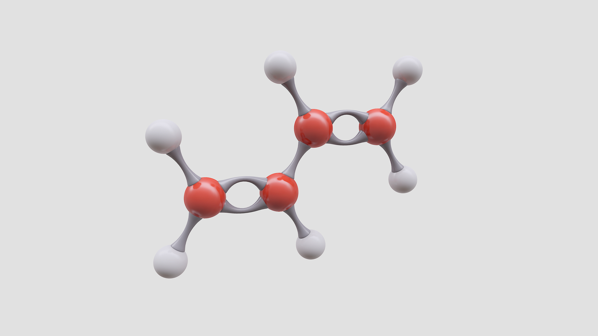 3D Model Butadiene Molecule With PBR 4K 8K - TurboSquid 1942265