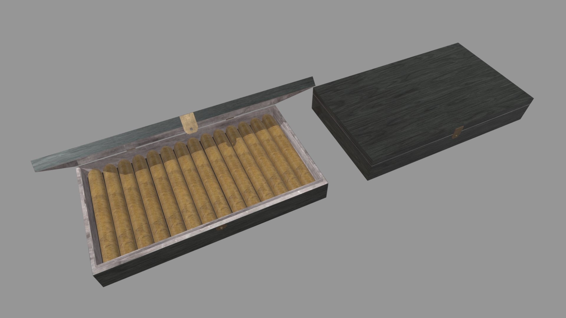 3D Model Cigar Box - TurboSquid 2374872