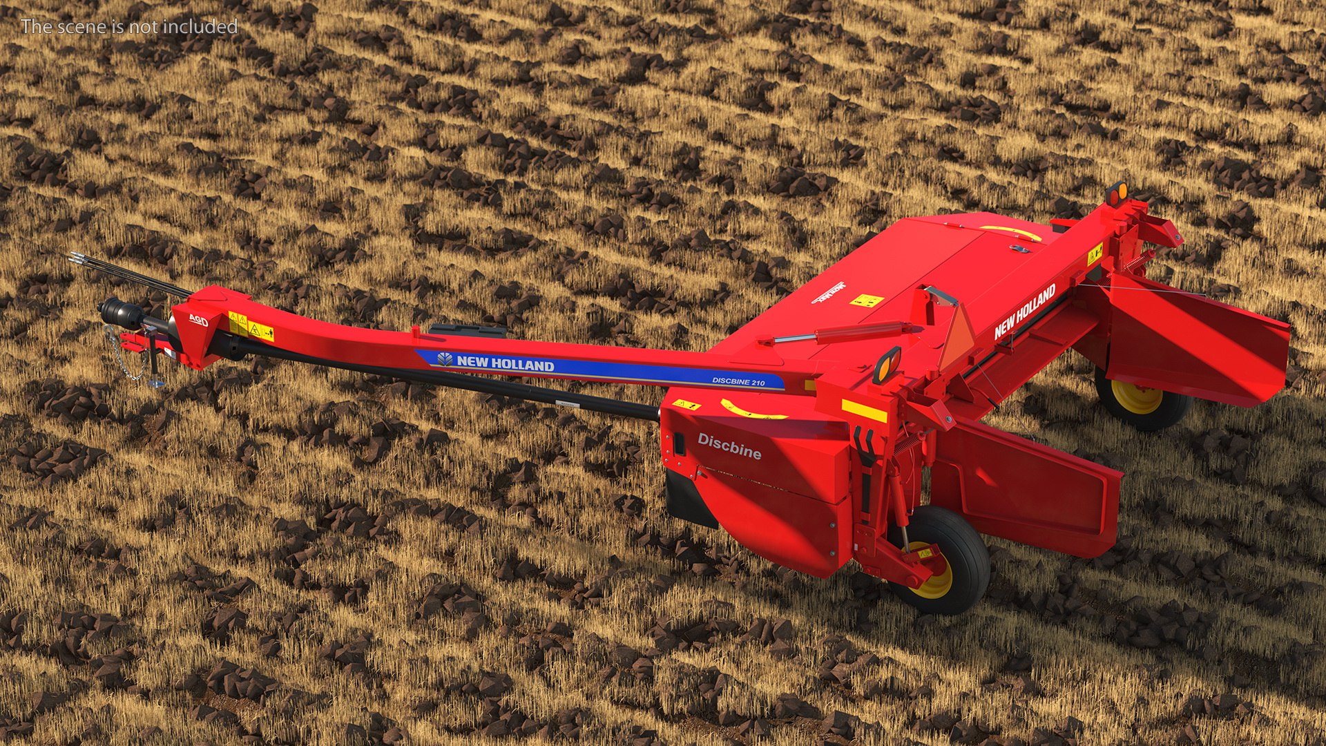 Discbine 210 Side Pull Disc Mower Conditioners 3D - TurboSquid 1942002