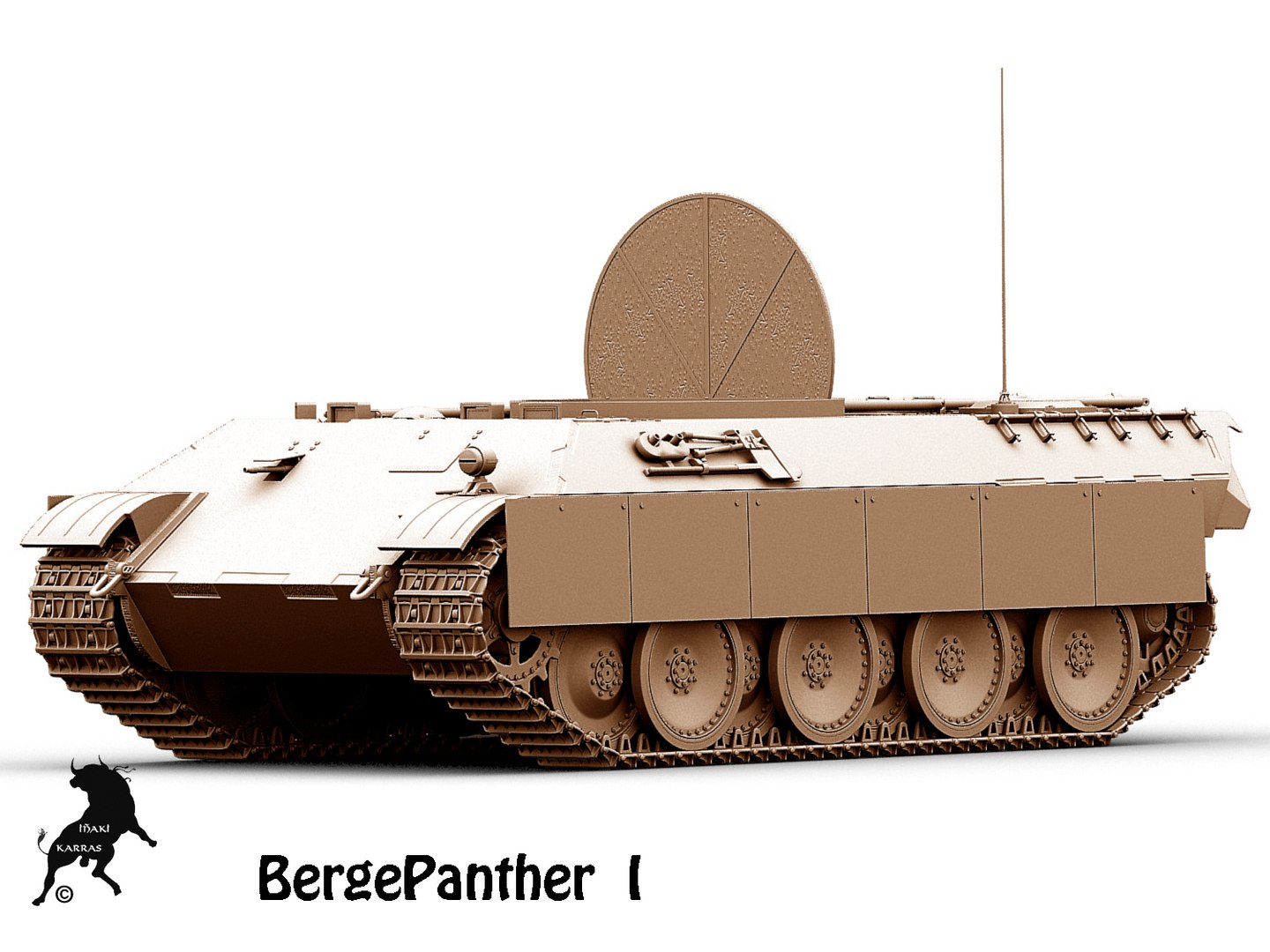 Bergepanther Panther Fbx