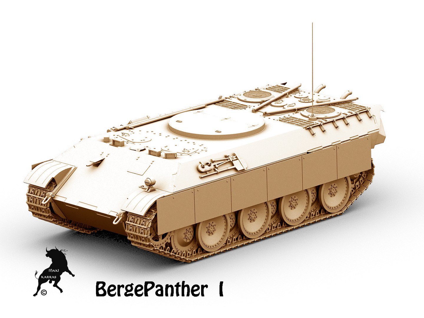 Bergepanther Panther Fbx