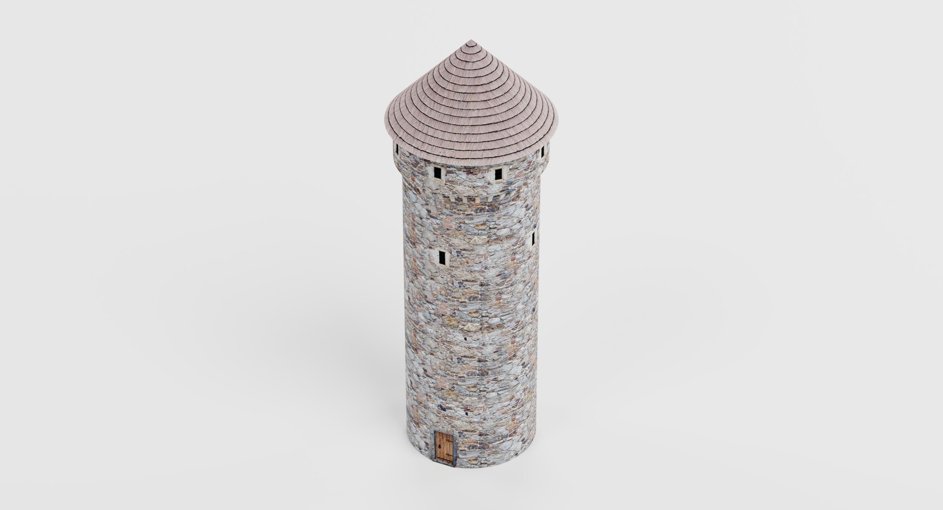 3D Medieval Tower Model - TurboSquid 1298242