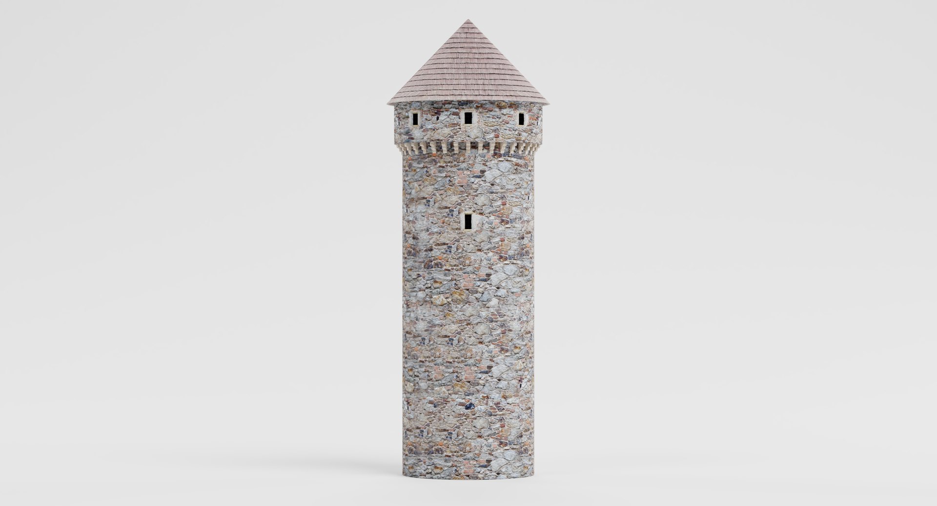 3D Medieval Tower Model - TurboSquid 1298242