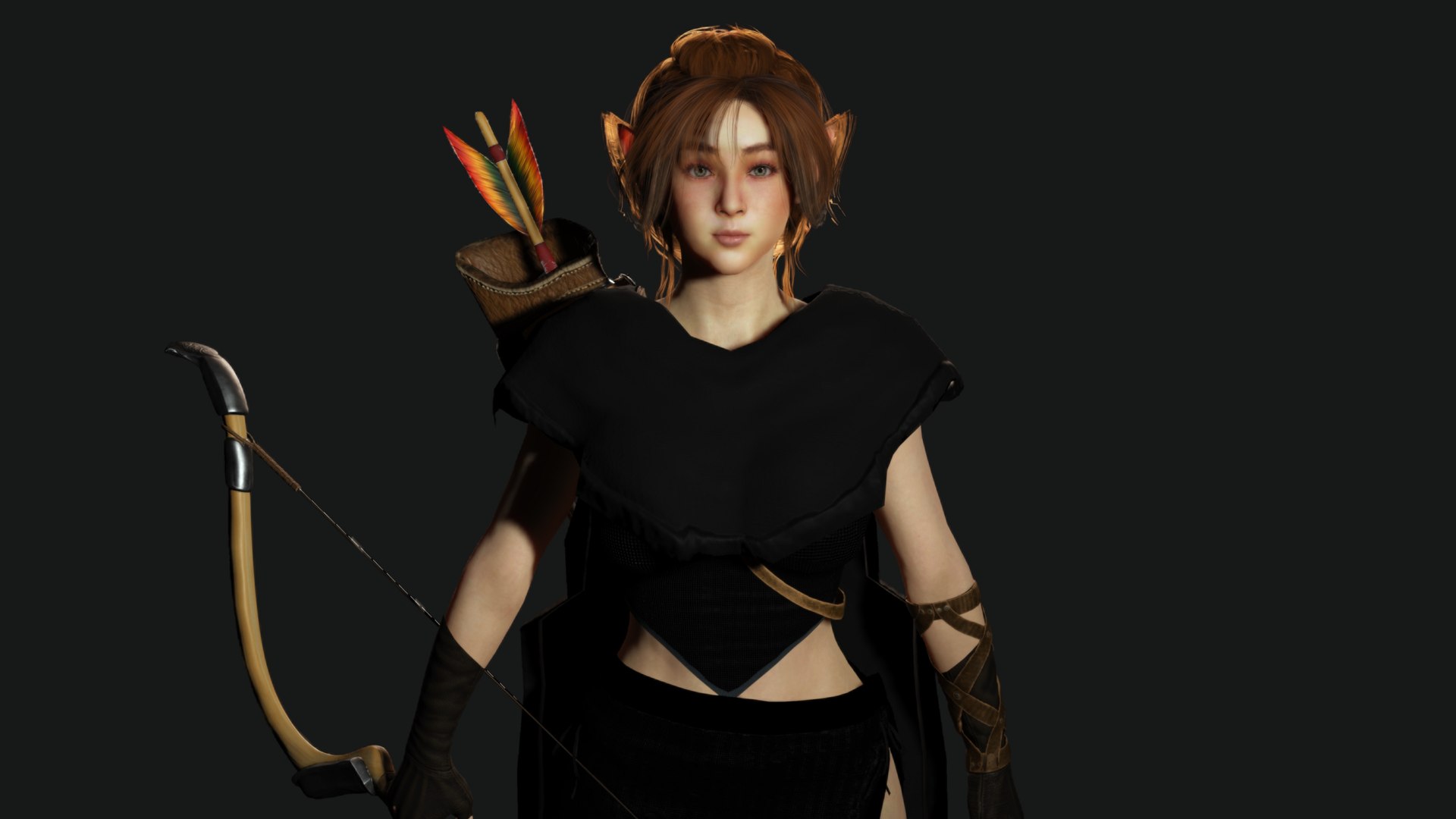 3D AAA 3D REALISTIC CHARACTER - BEAUTIFUL ELF FANTASY MEDIEVAL Model ...