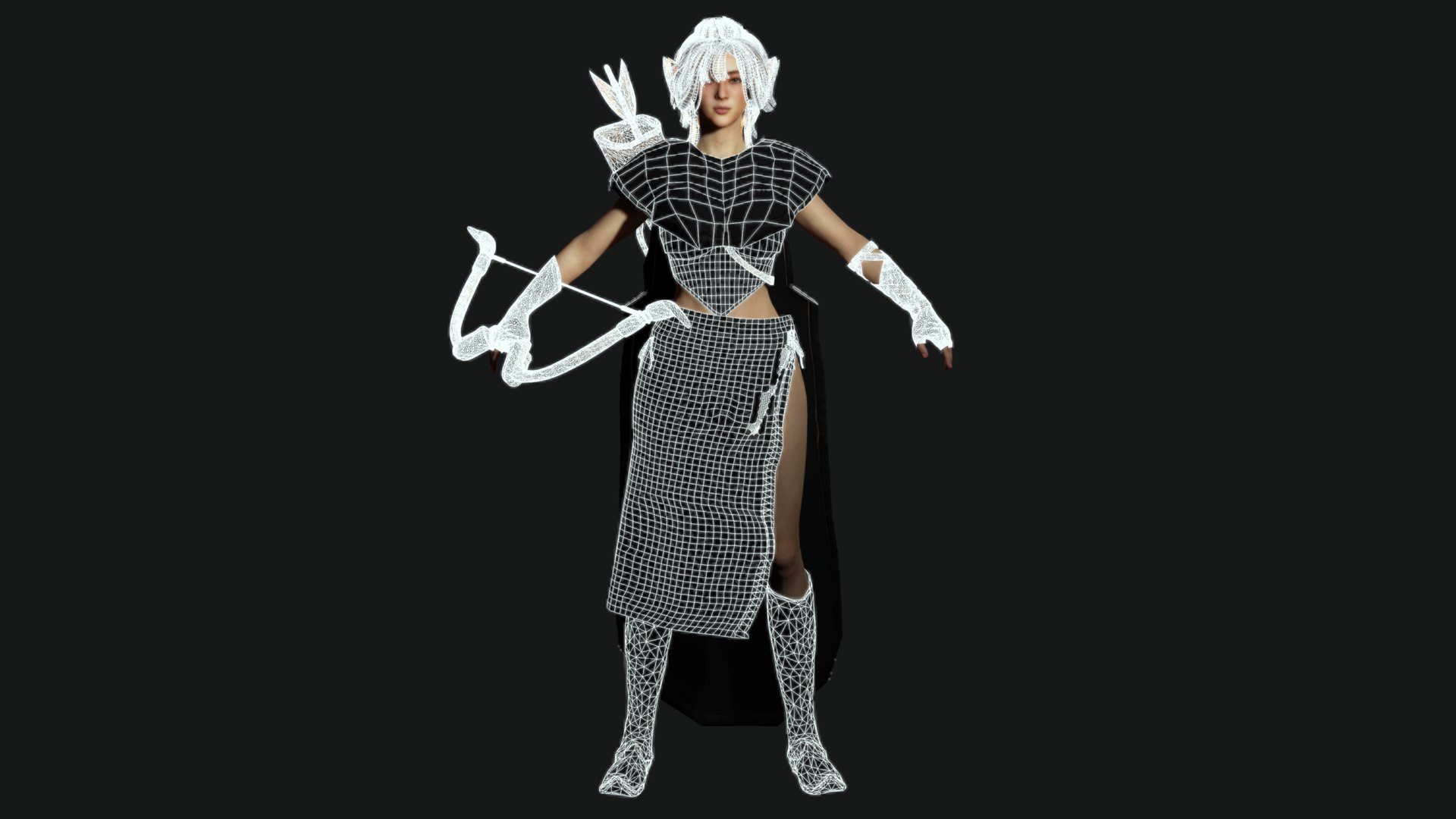 3D AAA 3D REALISTIC CHARACTER - BEAUTIFUL ELF FANTASY MEDIEVAL Model ...