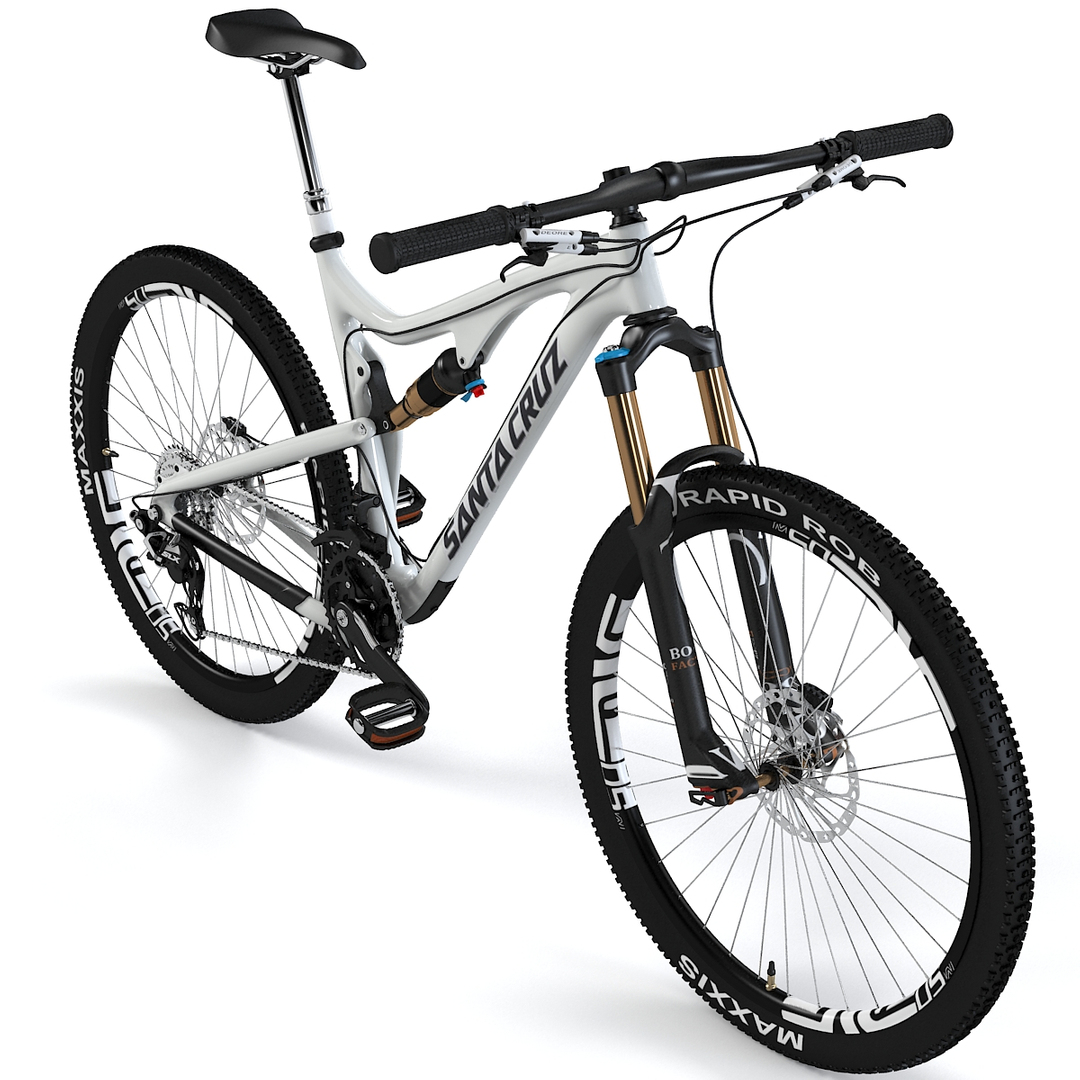 3dsmax santa cruz mountain bike