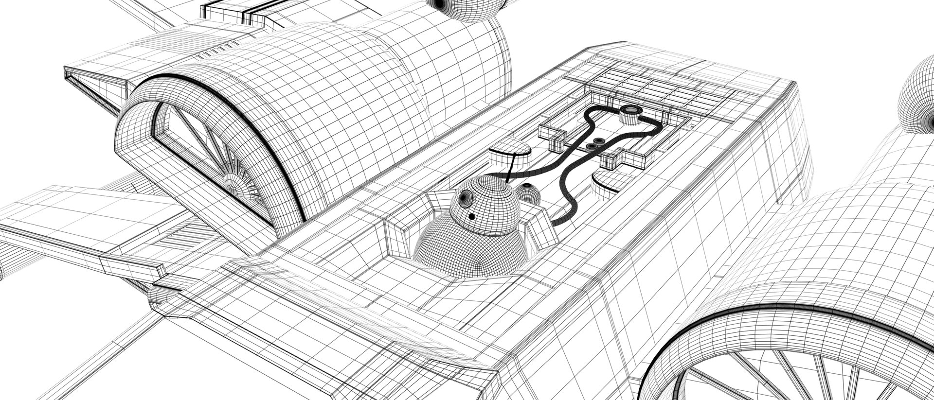 Star Wars Black T-70 X-Wing Starfighter BB-8 Rigged 3D Model ...