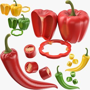 3D Chili Pepper Models - Browse & Download Formats - TurboSquid