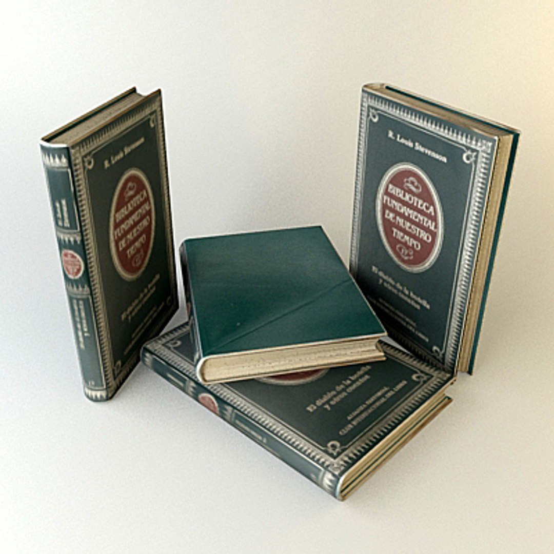 old book 3d model