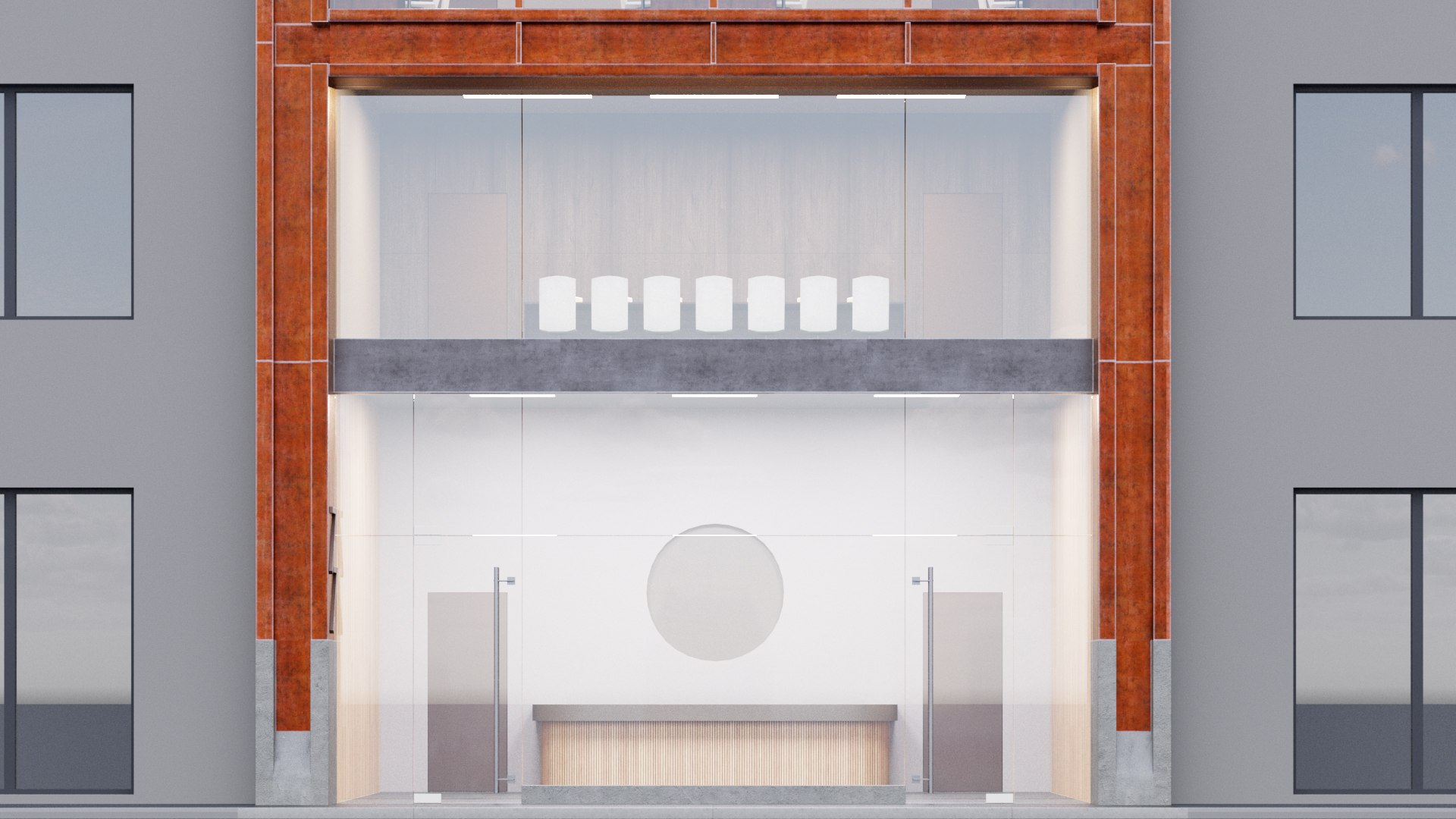3D Modern Building Fasade 1 Model - TurboSquid 2288599