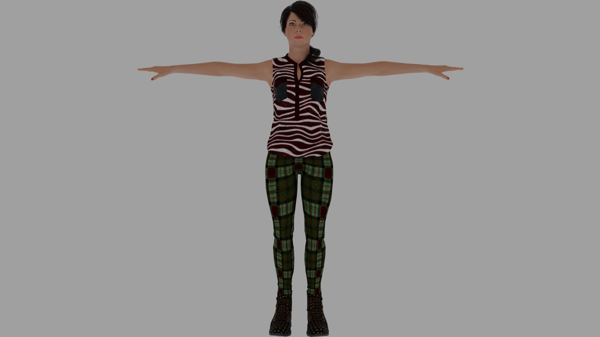 3D Character Female Rigged - TurboSquid 1671967