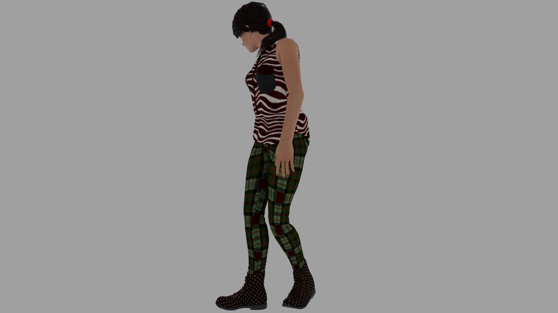 3D Character Female Rigged - TurboSquid 1671967