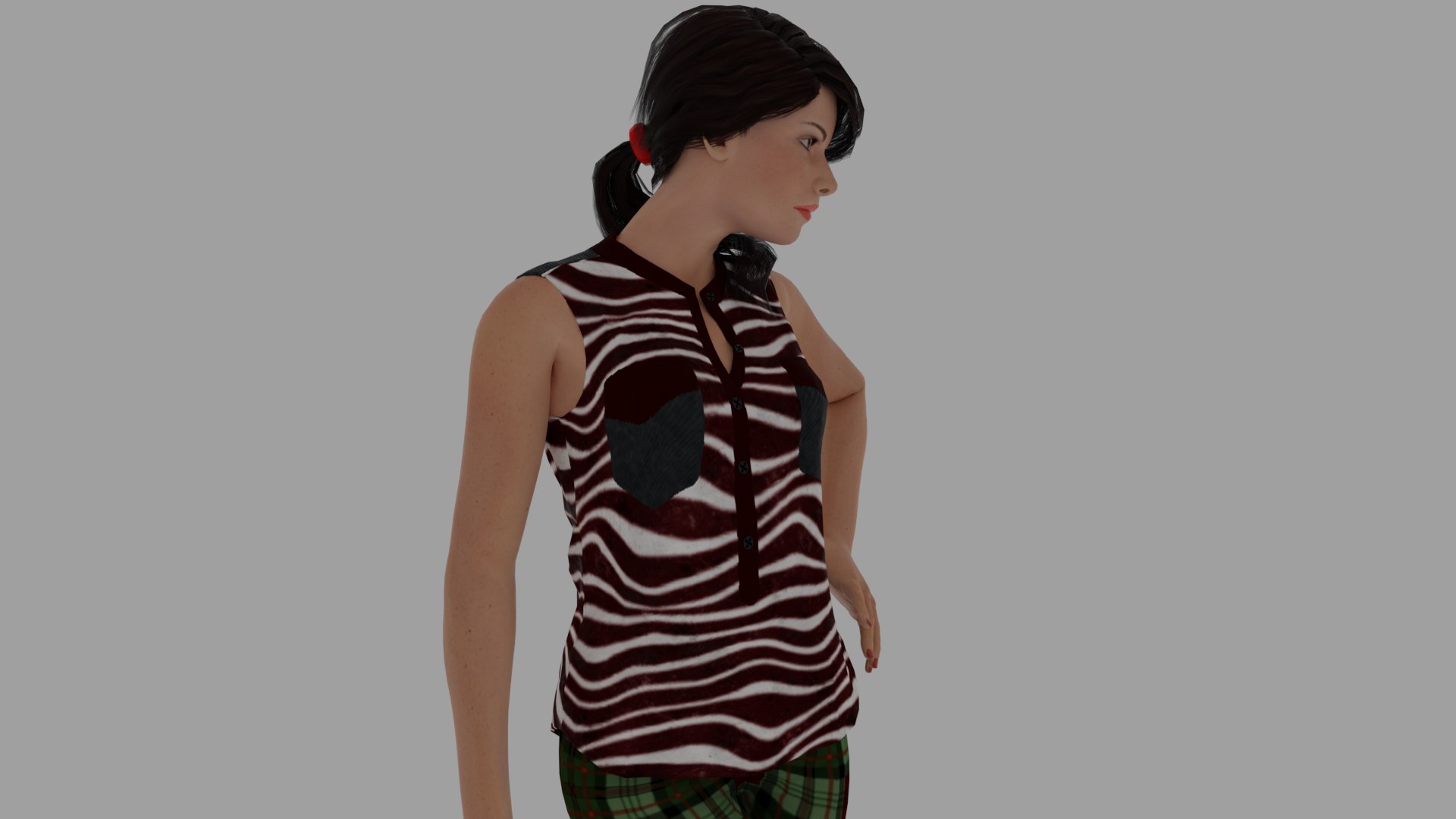 3D Character Female Rigged - TurboSquid 1671967