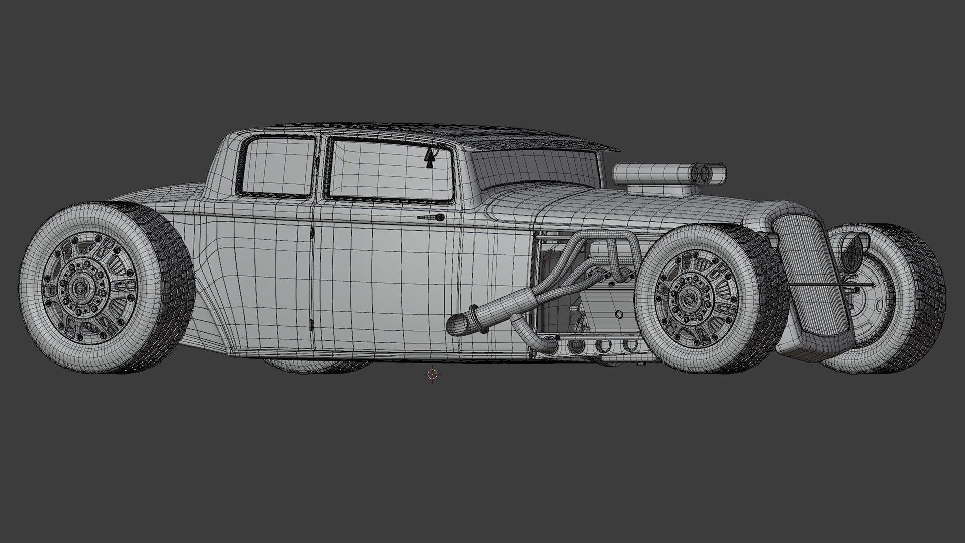 3D Ford 5 Window Hot Rod - TurboSquid 1790768