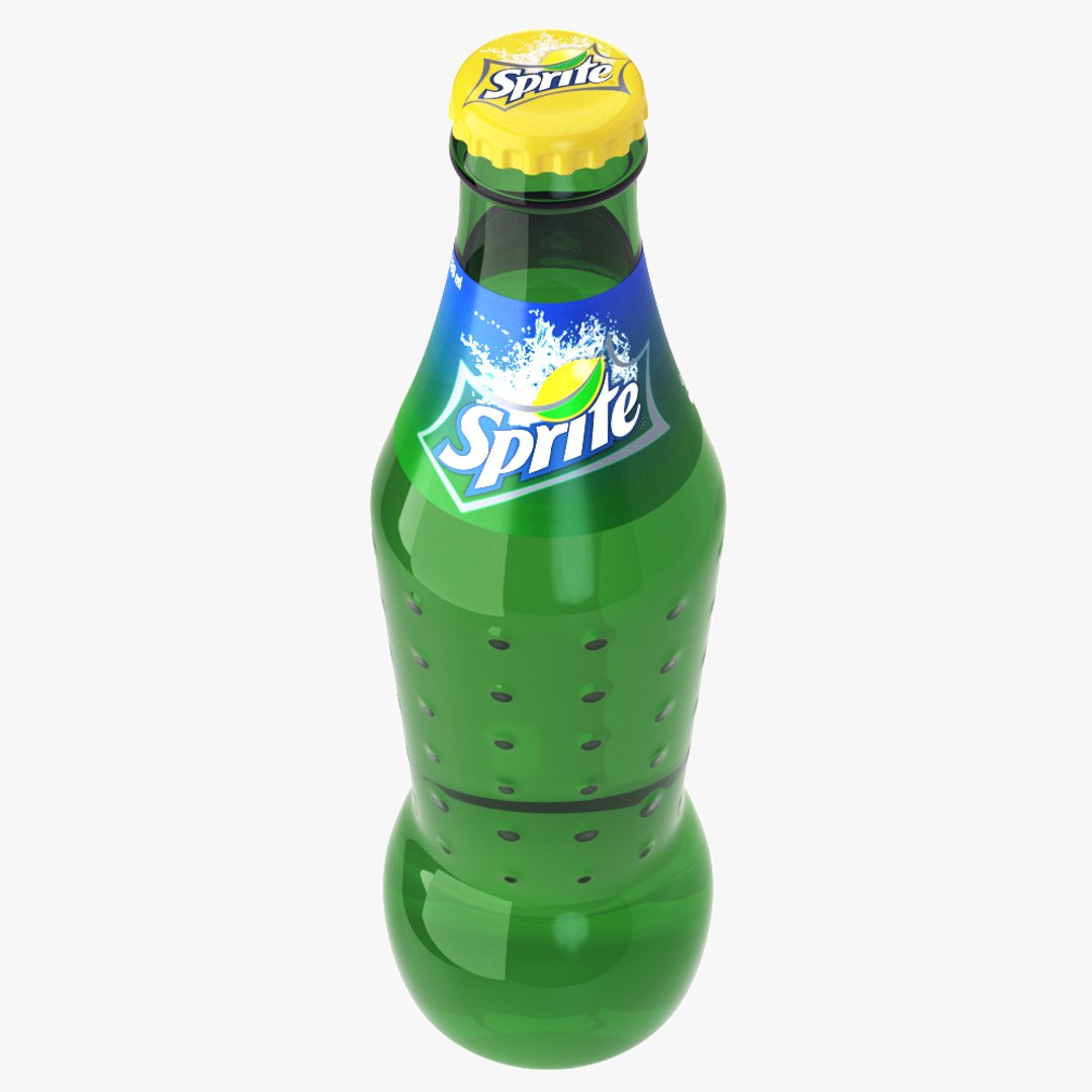 Sprite Drink Bottle 3D Model - TurboSquid 1272594