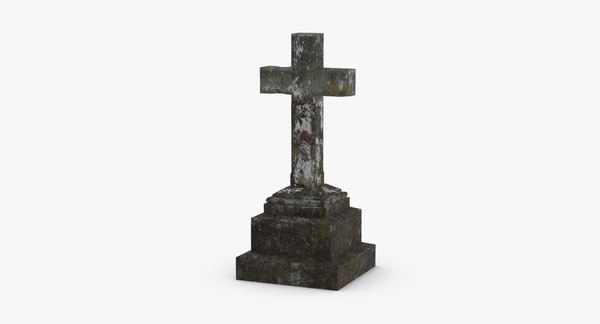 modelo 3d Lápida crosse 03 - TurboSquid 1160375