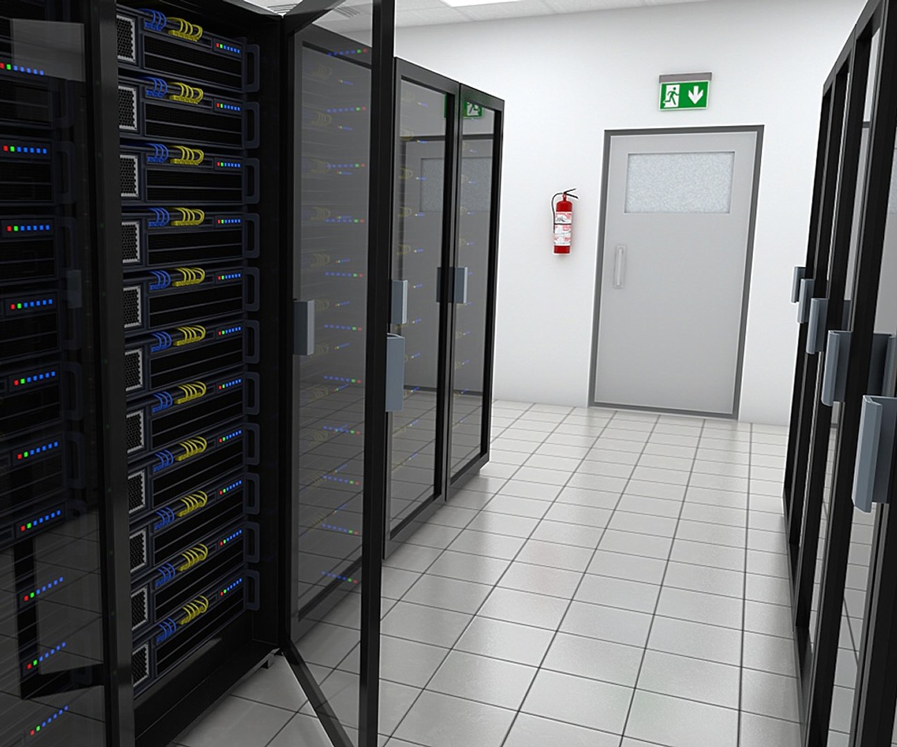 3d Server Room