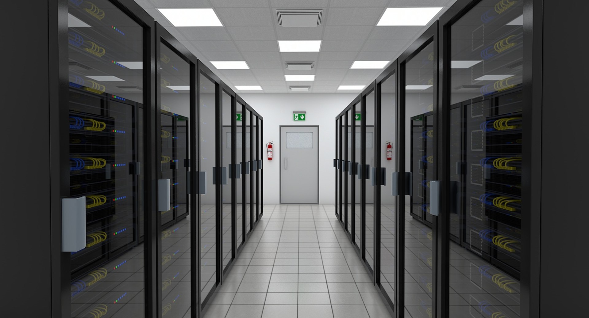 3d Server Room