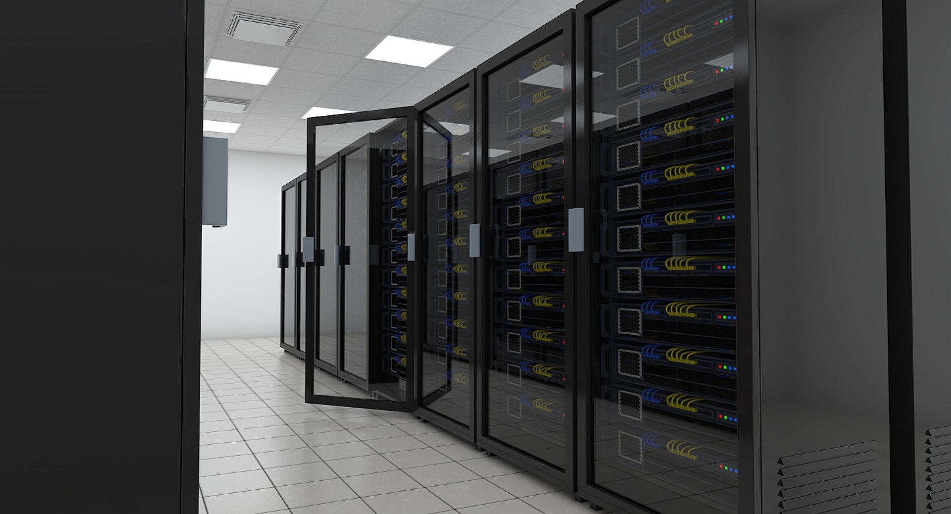 3d Server Room