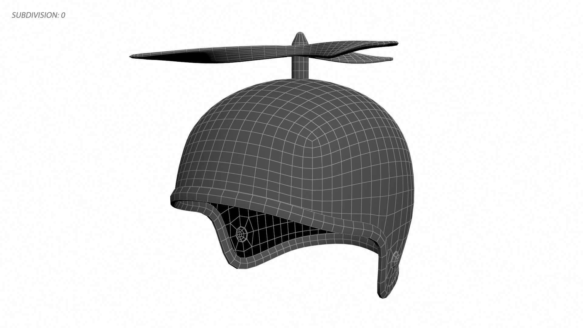 3D Propeller Helmet - TurboSquid 1704816