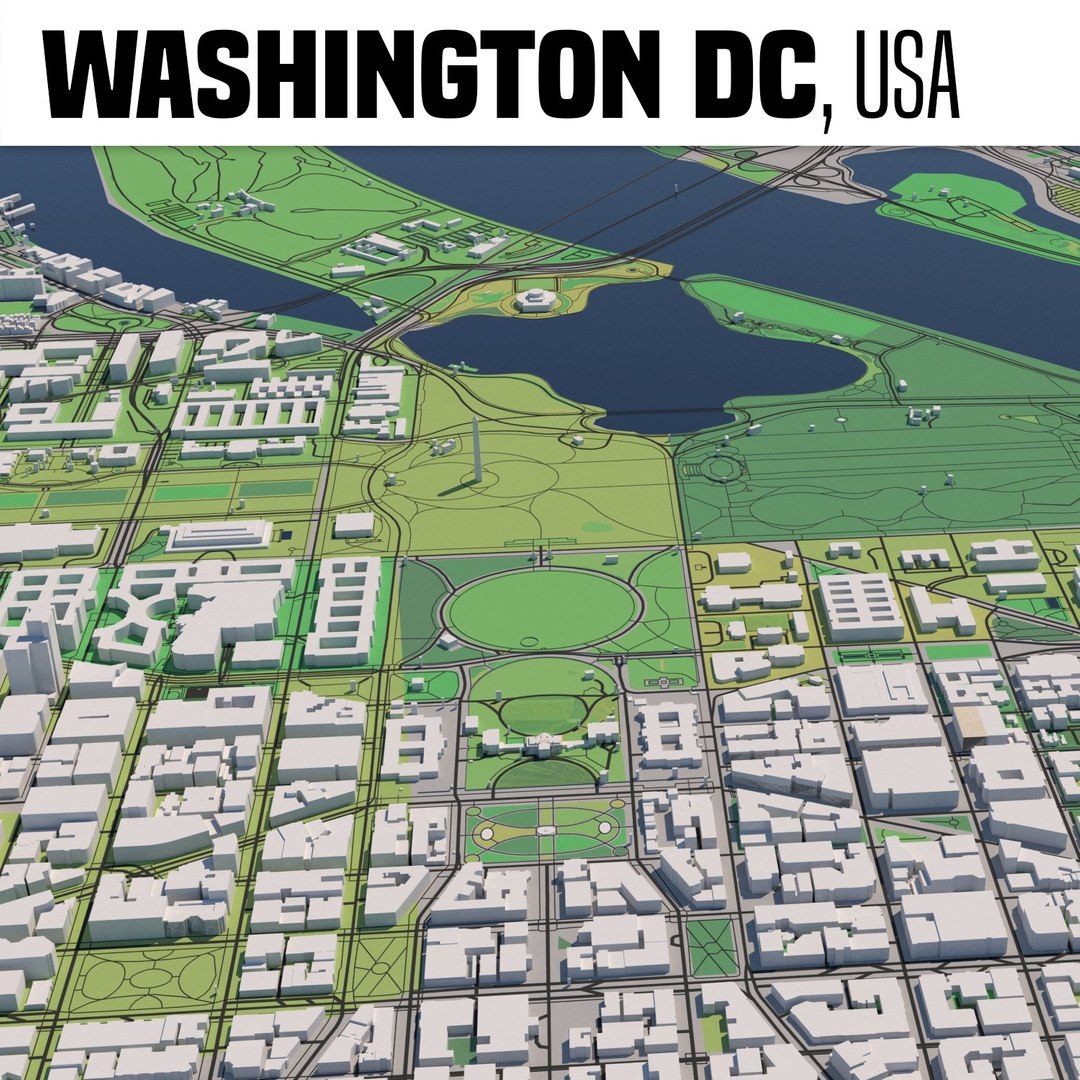 3D Model Washington - TurboSquid 1434001