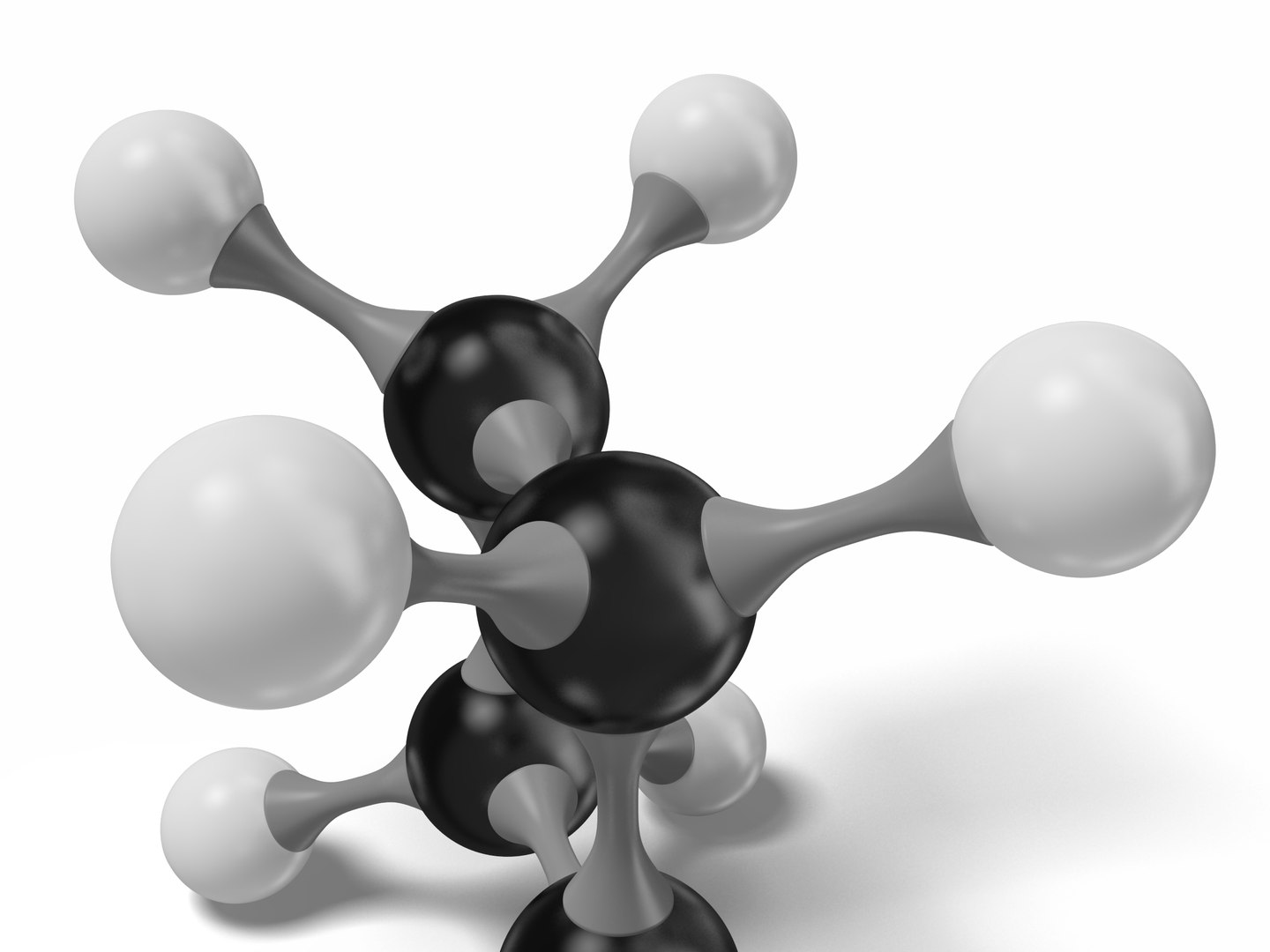 Cyclobutane Molecule C4h8 Modeled 3D - TurboSquid 1540071