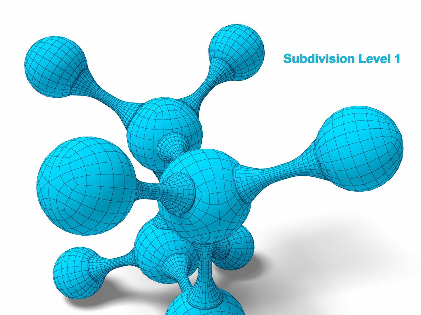 Cyclobutane Molecule C4h8 Modeled 3D - TurboSquid 1540071