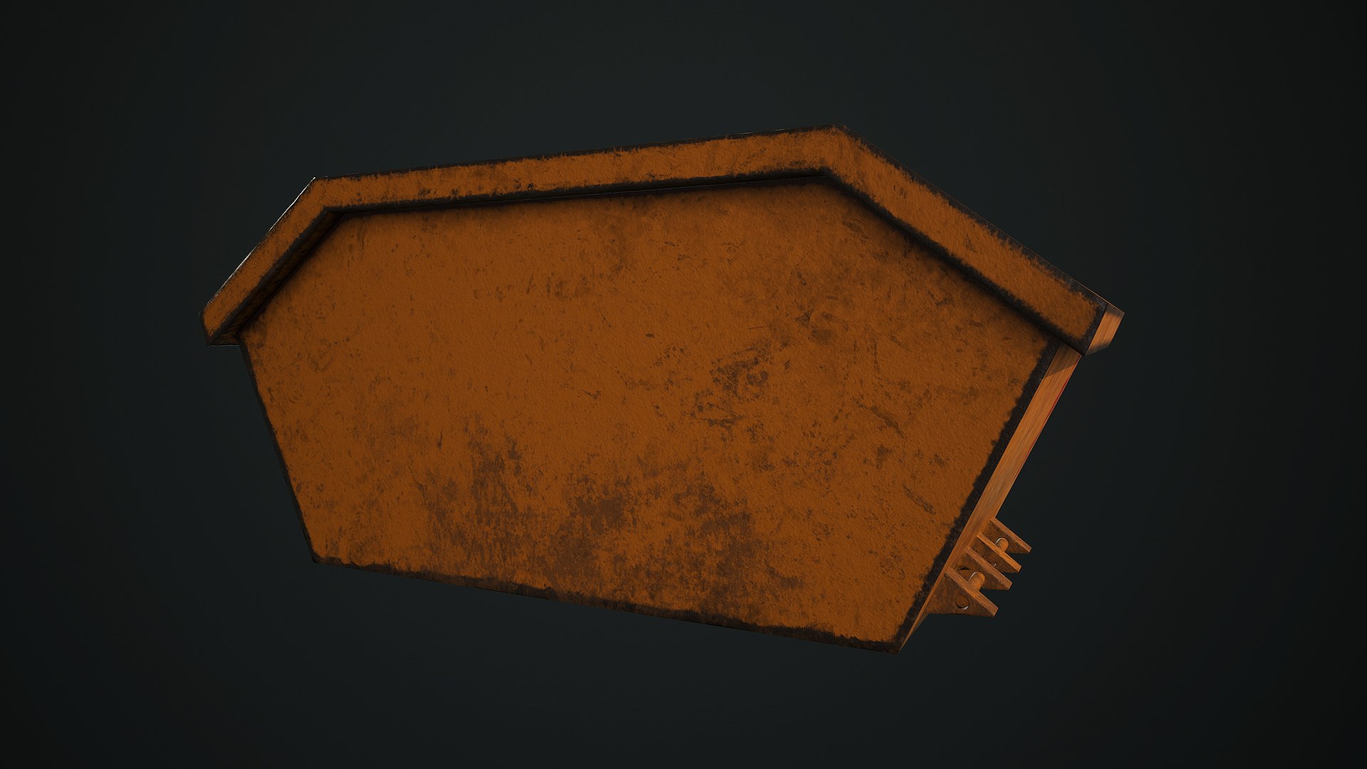 3d Model Dumpster Prop Industrial