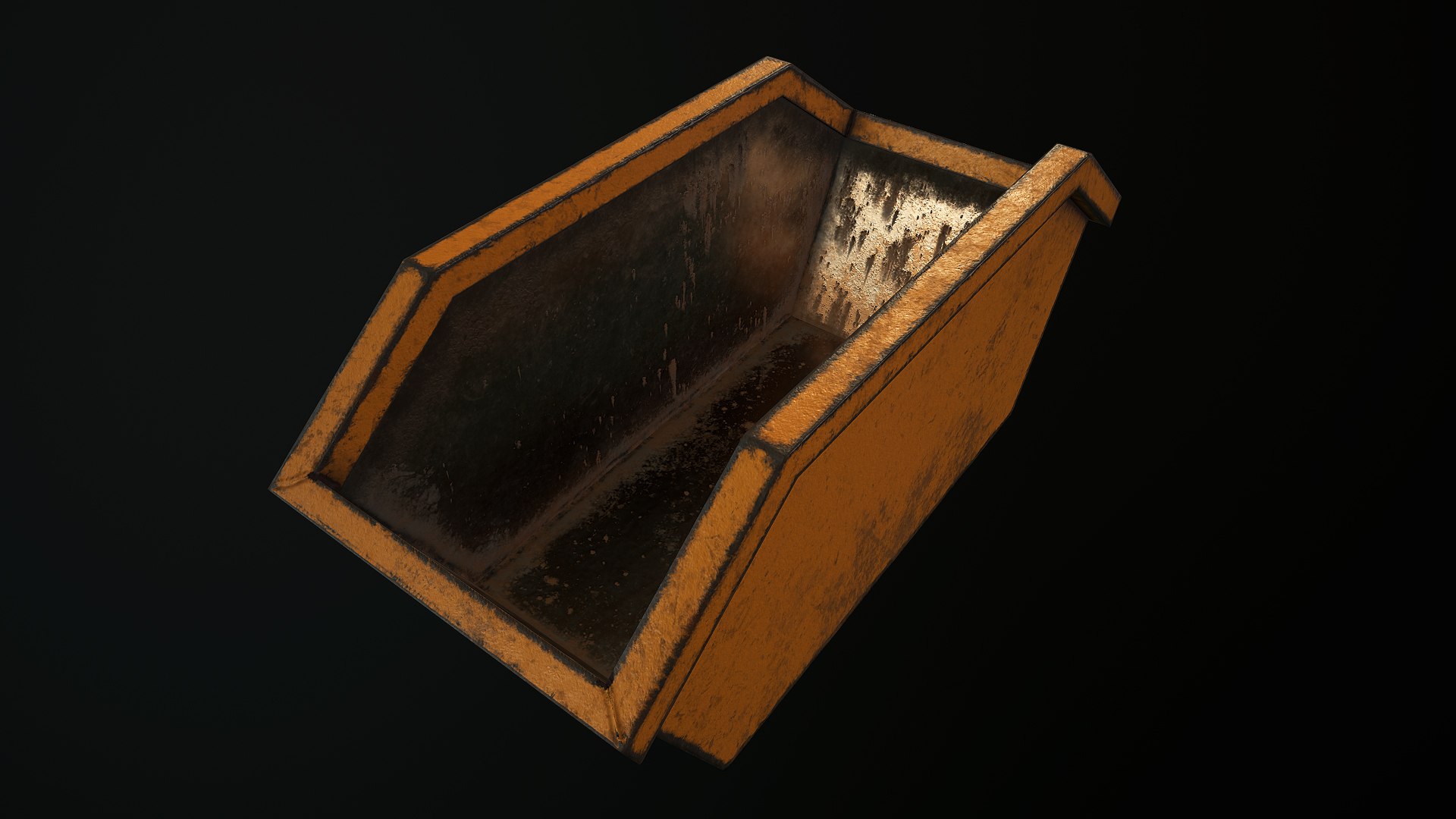 3d Model Dumpster Prop Industrial