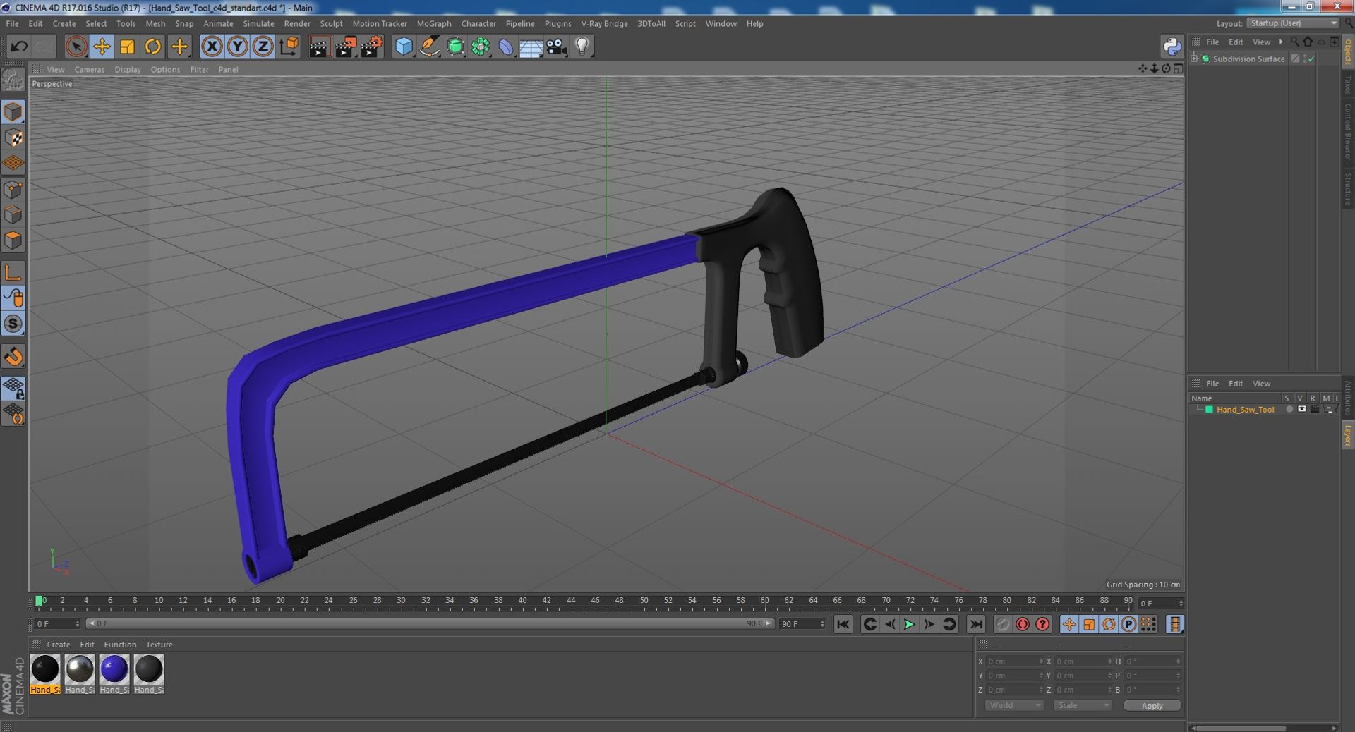 3D Model Hand Saw Tool - TurboSquid 2185736