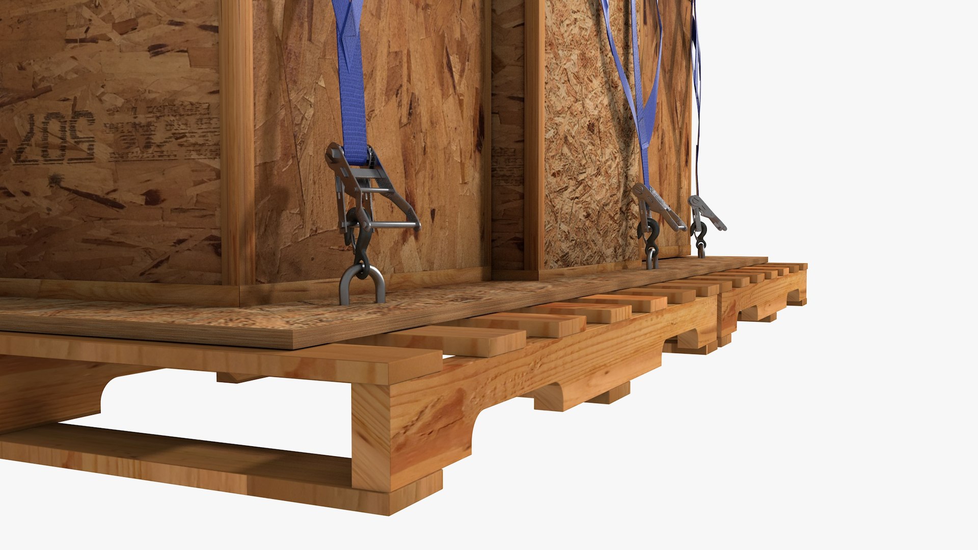 Cargo Net Tie Down Over Boxes 3D - TurboSquid 1812756