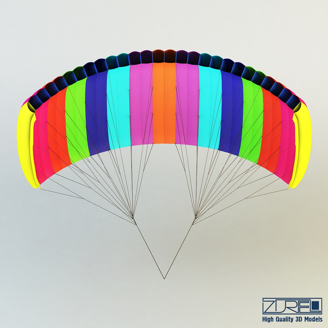 3d Model Paraglider 1