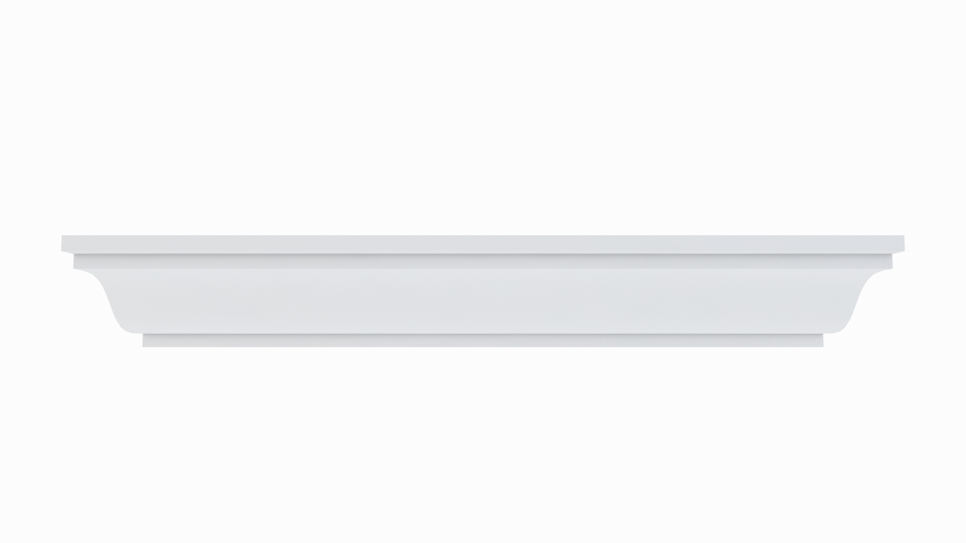 Cornice 102 Straight 3D Model - TurboSquid 2026383