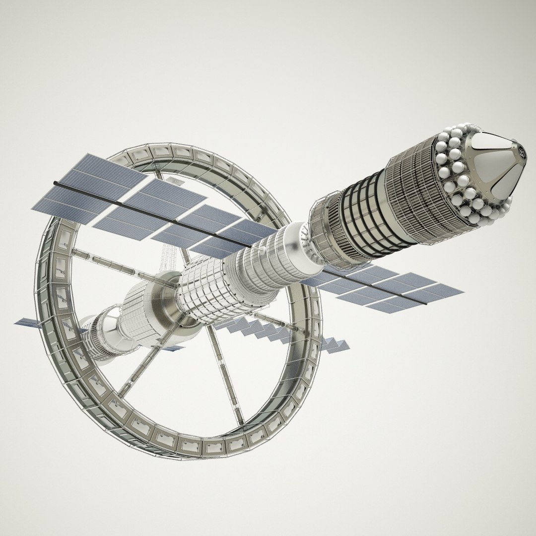 Space Station 3d Model