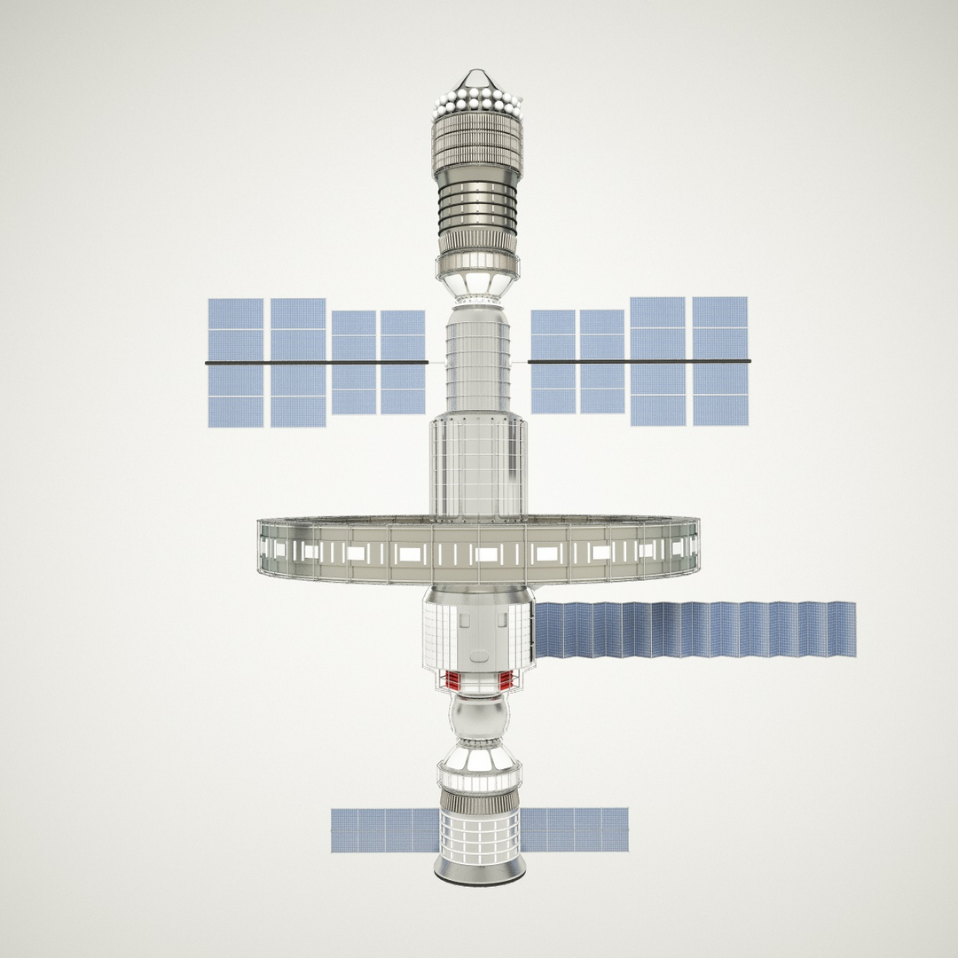 Space Station 3d Model