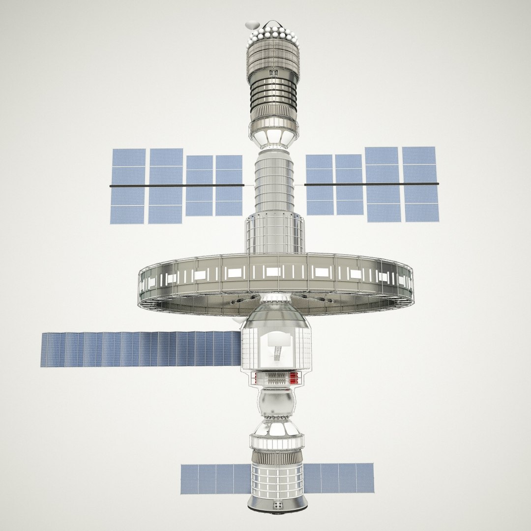 Space Station 3d Model