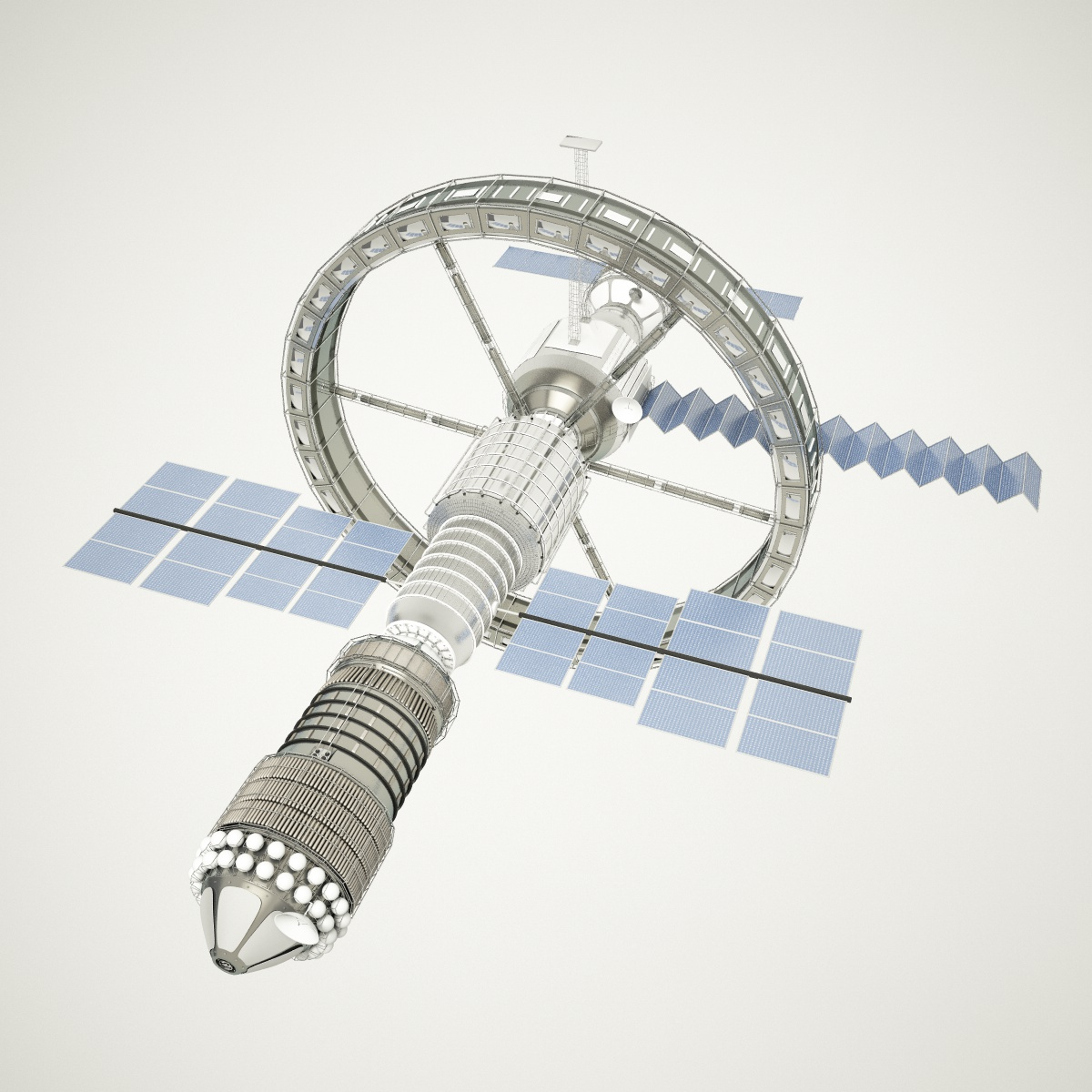 space station 3d model