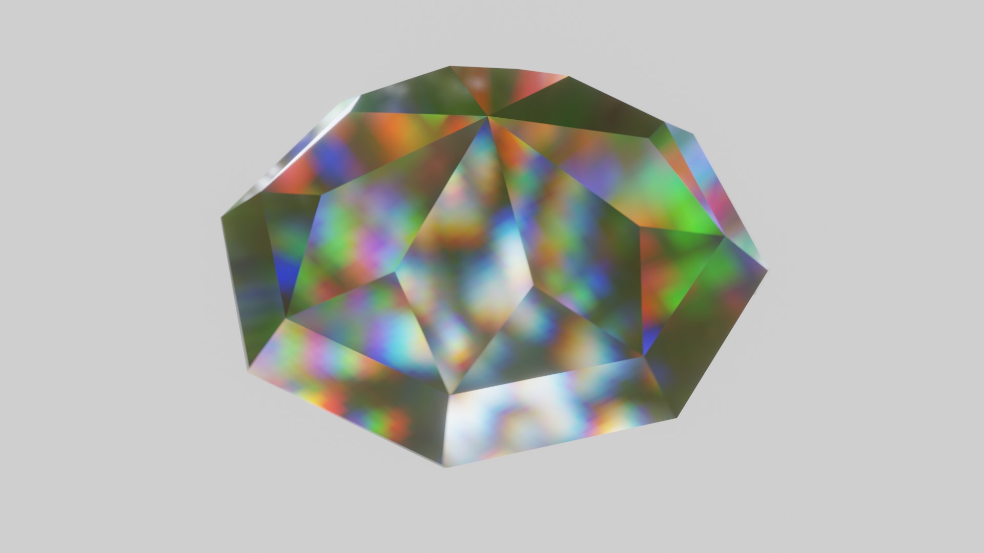 Cross Rose Cut Diamond 3D Model - TurboSquid 1848225