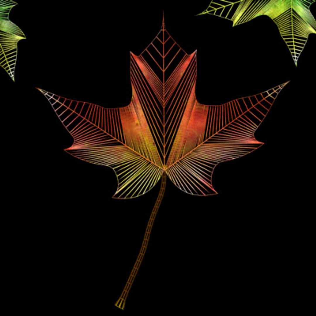 3ds Max Fallen Leaves Fall