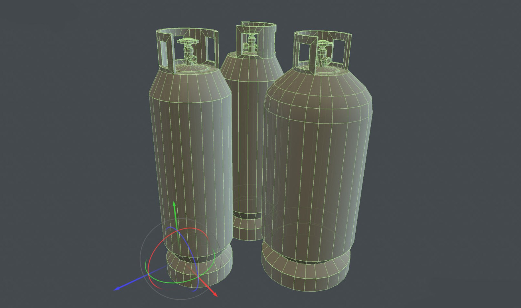 3D Gas Tanks Pbr Model - TurboSquid 1250375