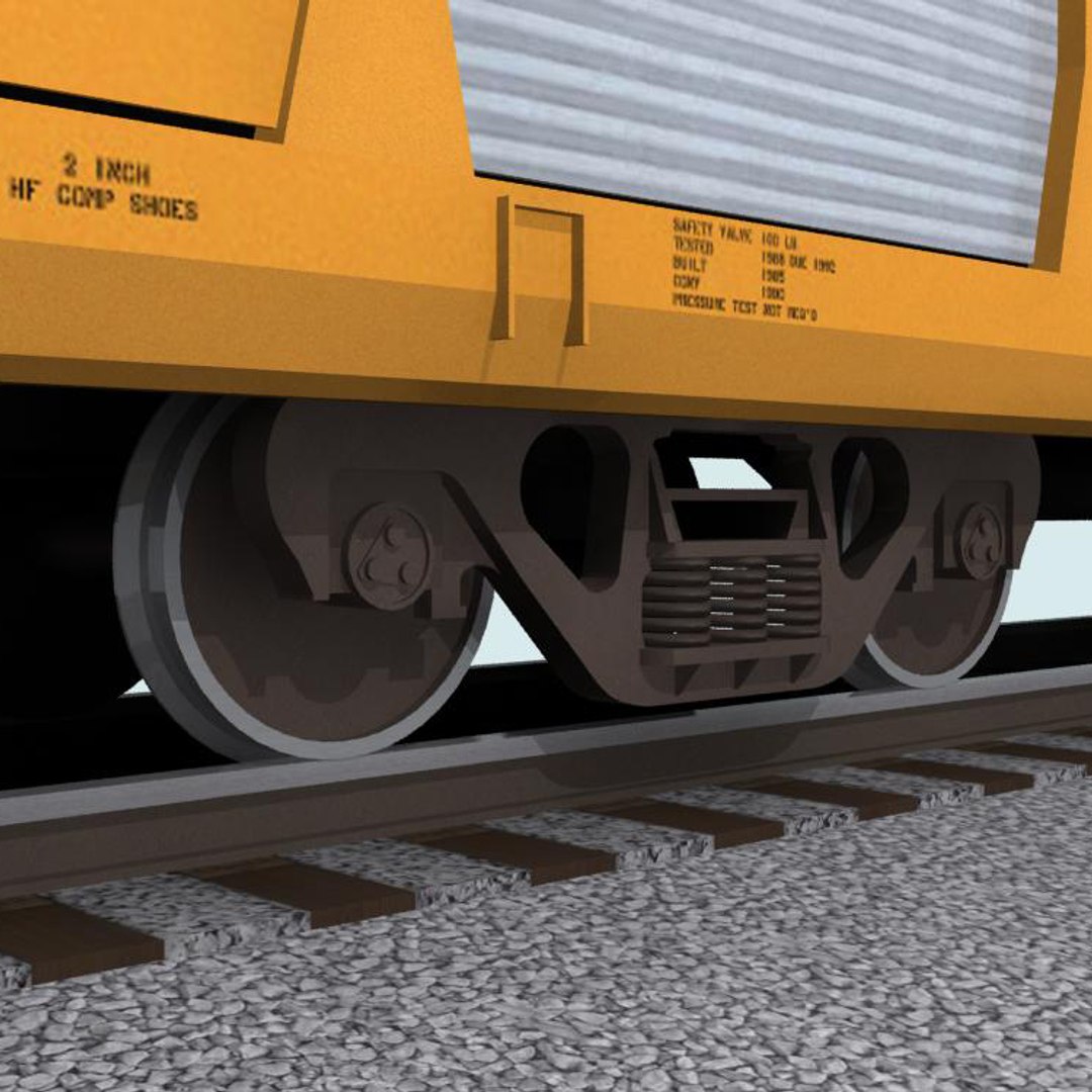 Train Car 3d Model