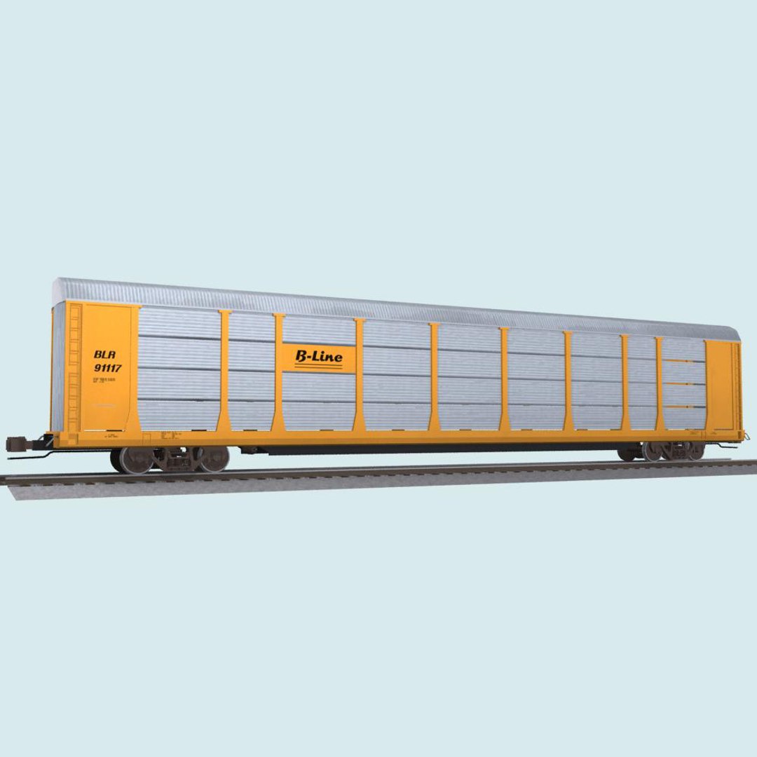 Train Car 3d Model