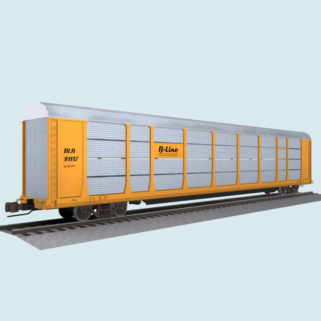 Train Car 3d Model