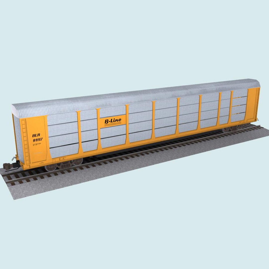 Train Car 3d Model