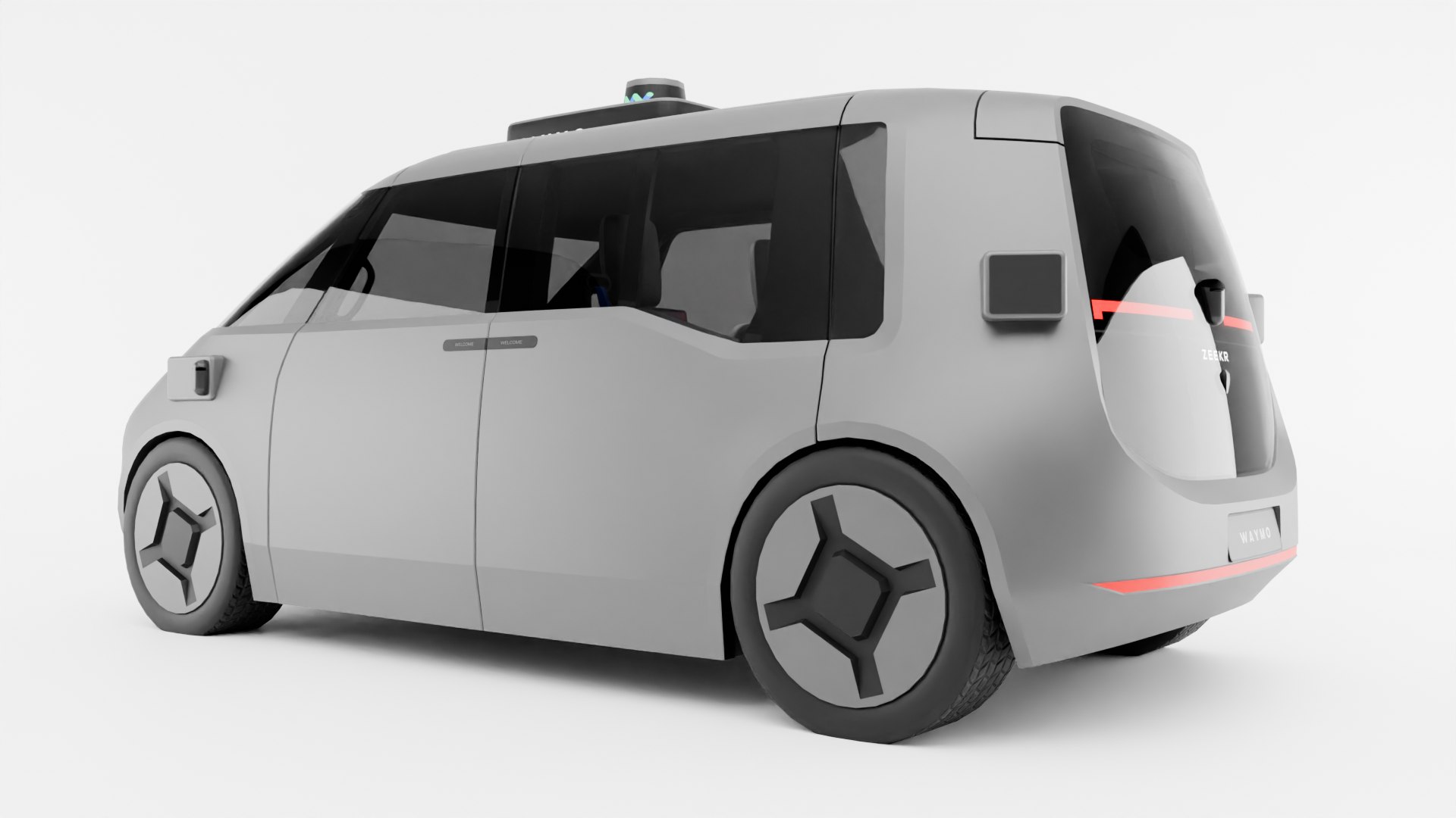 3D Model Zeekr Waymo - TurboSquid 2245891