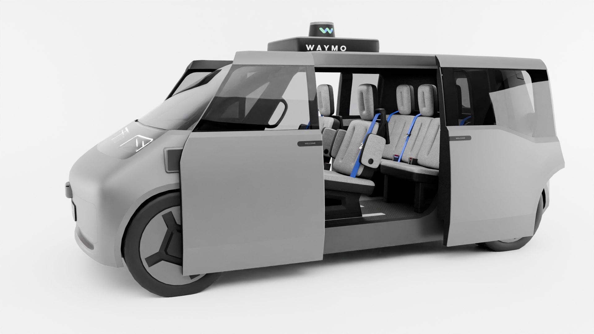 3D Model Zeekr Waymo - TurboSquid 2245891